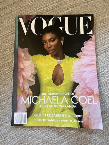 MICHAELA COEL - VOGUE MAGAZINE - NOVEMBER, 2022 | eBay