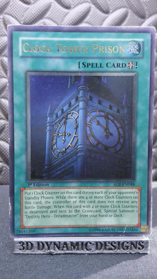 | Yugioh Clock Tower Prison EOJ-EN048 1st Edition Ultimate Rare HP 🔥 ...