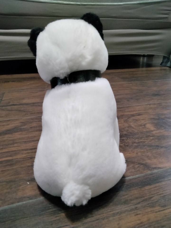 Dakin 1992 RCA Chipper Puppy Dog Plush Stuffed Animal Toy White Black ...