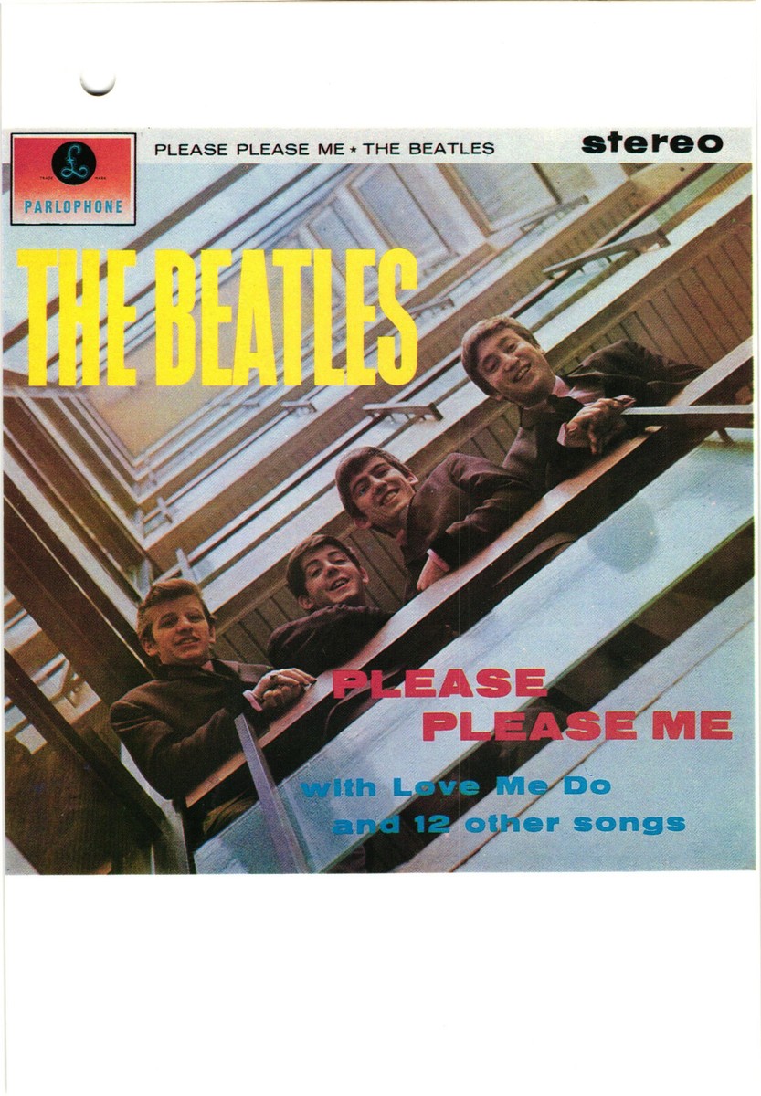 The Beatles Please Please Me Album Cover The Beatles Please Please Me