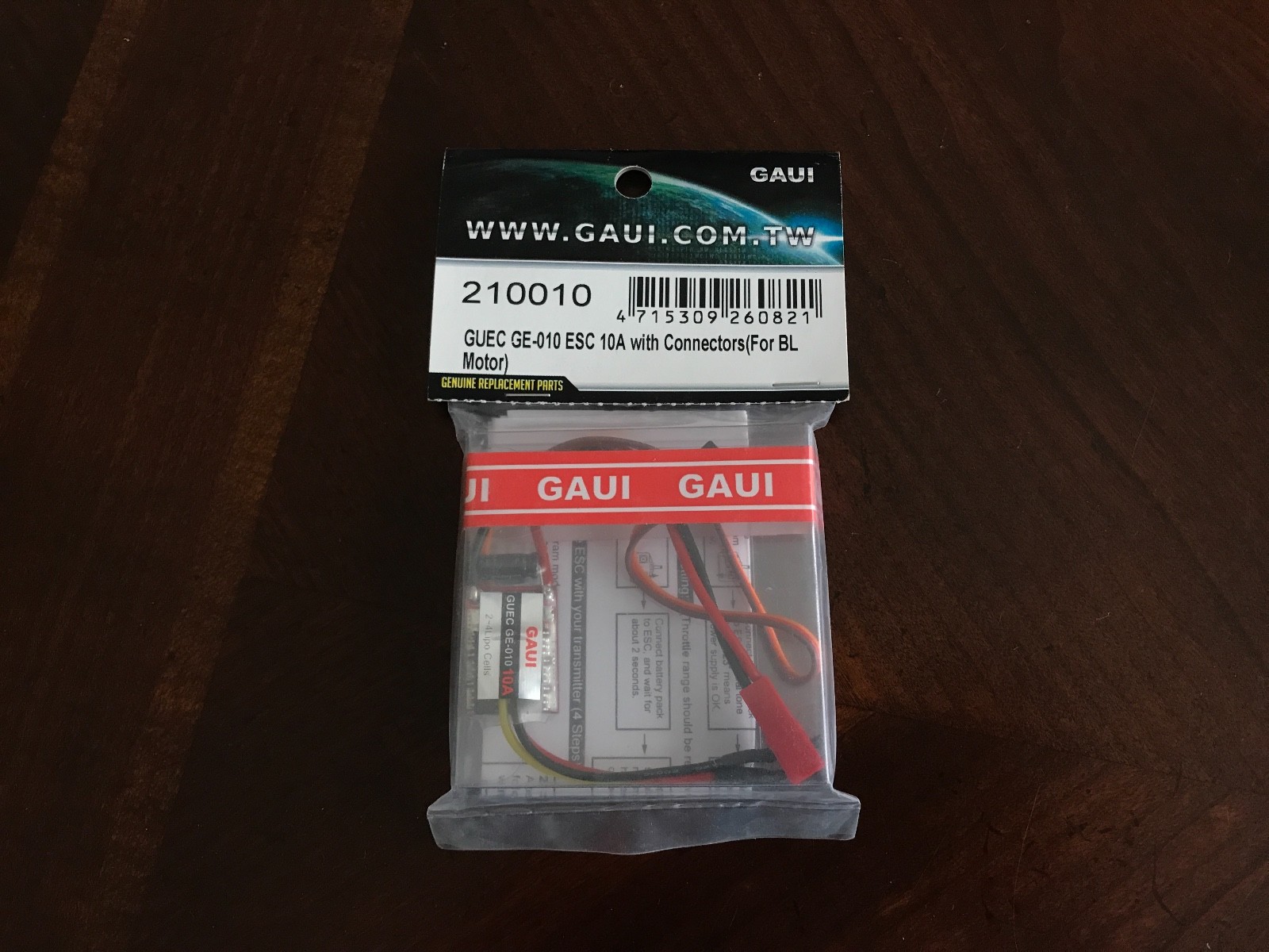 GUEC GE-010 ESC 10A with Connectors (For BL Motor) (GAUI) | eBay