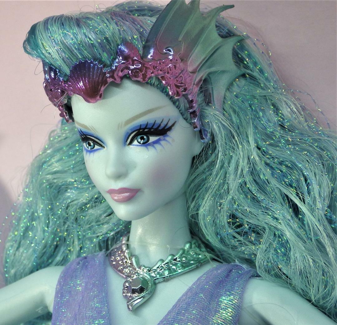 America Mattel Direct Exclusive Water Sprite Barbie Doll Gold Label ...