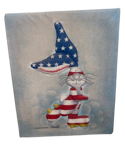 Vintage Stewart Moskowitz American Rabbit Pop Art StitchEd 16X20 ...