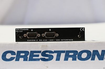 CRESTRON C2COM-2 RS-232/422 2 COM Control Card PRO2 AV2 | eBay