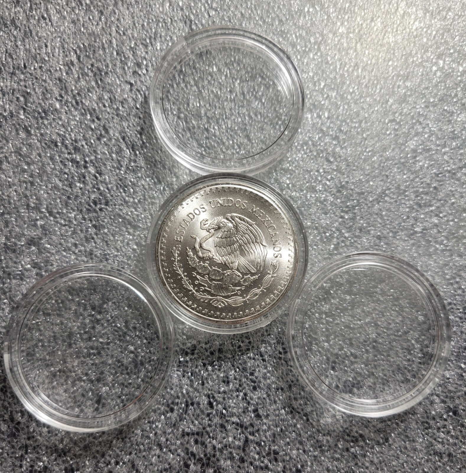 Qty of(3)~36mm x 3.5mm Acrylic Coin Capsule for Original Libertads | eBay