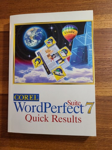 Corel WordPerfect Suite 7 Quick Results 1996 PB | eBay