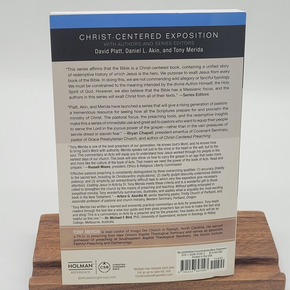 Exalting Jesus in Acts Christ-Centered.l Exposition Tony Merida ...