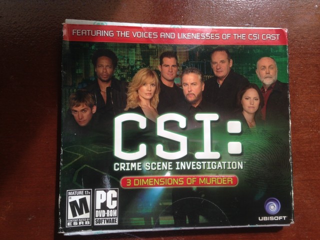 CSI: Crime Scene Investigation -- 3 Dimensions of Murder Jewel Case (PC ...