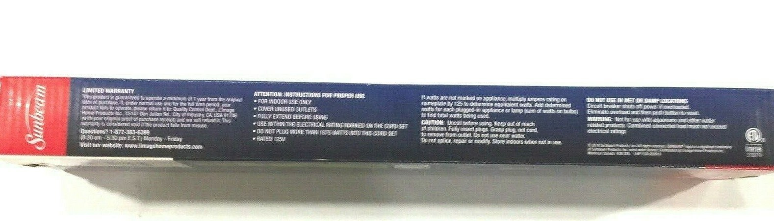 Sunbeam Advance 7 Outlet Power Strip with surge protector. | eBay