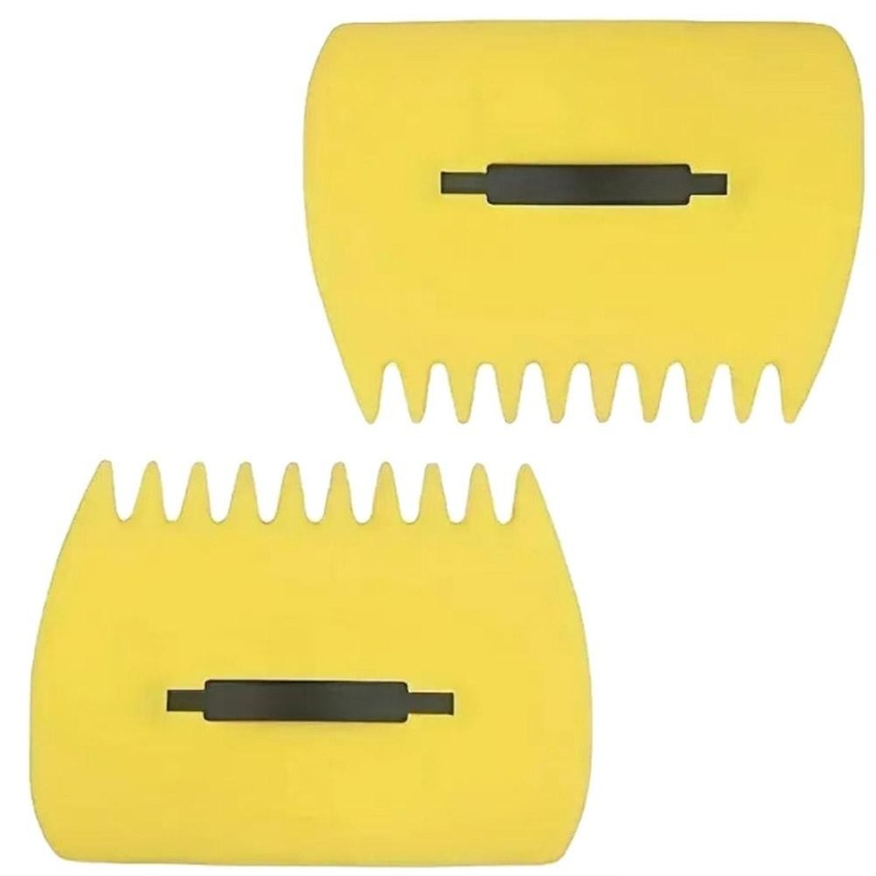 2 Pack Yellow For Leaf Rakes Yard Cleanup Tool for Garden For Leaf ...