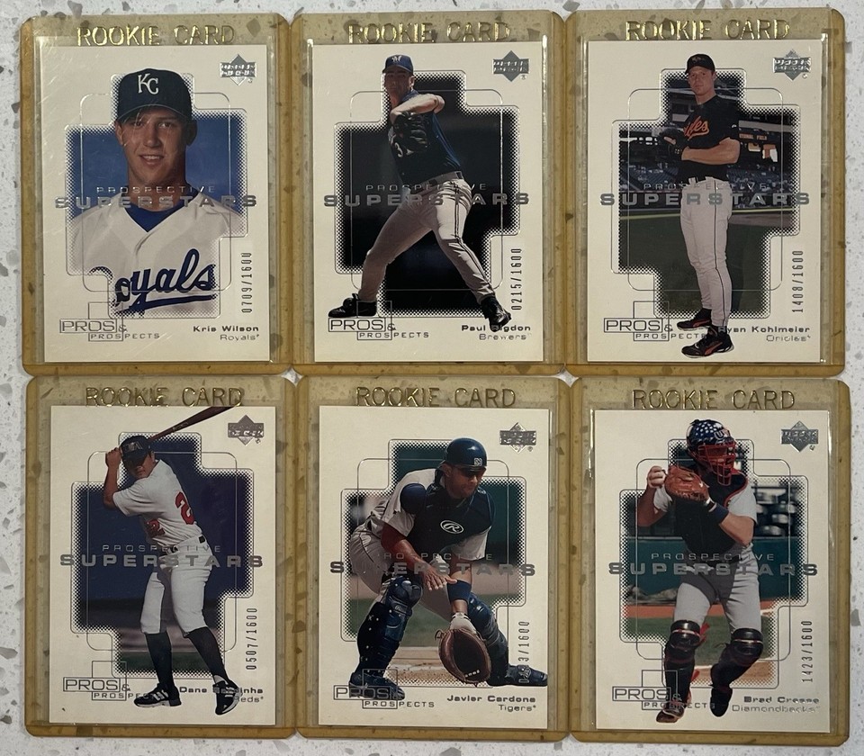 2000 UD Pros And Prospects Prospective Superstars 30 Card Set All #’rd ...