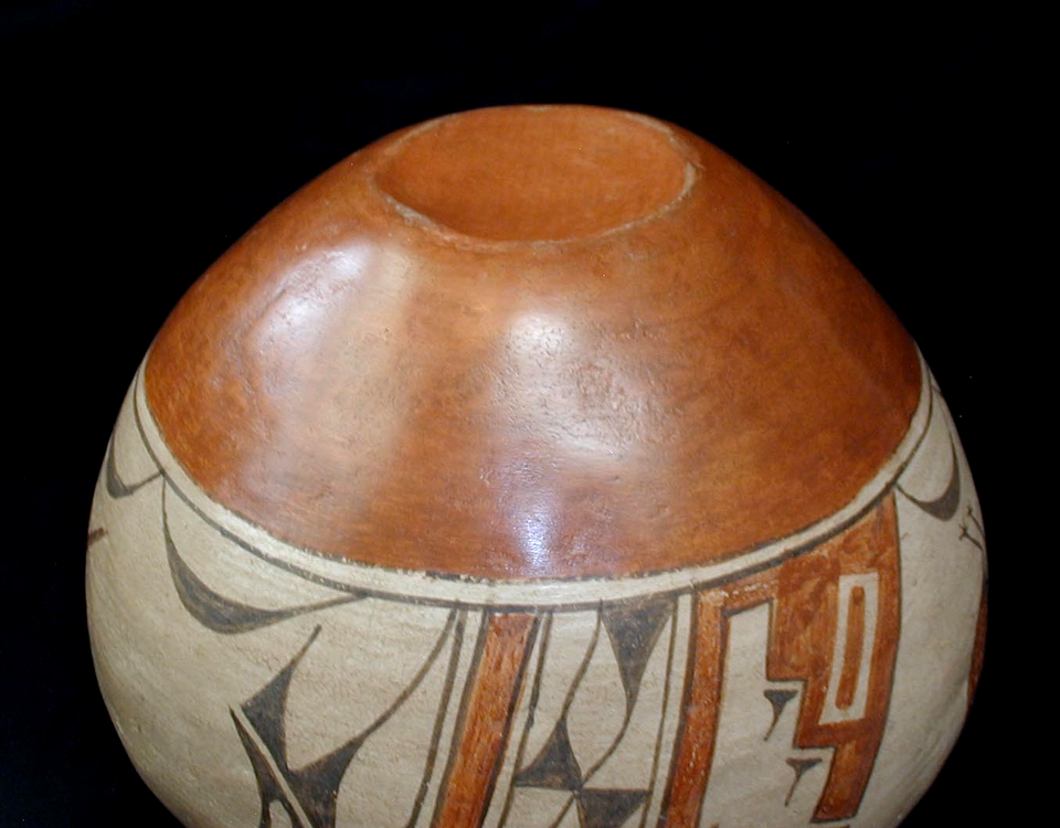 Zia Pueblo JAR WITH 2 BIRDS 'Polychrome' 10.5" x 8.5", ca 1910-20 | eBay
