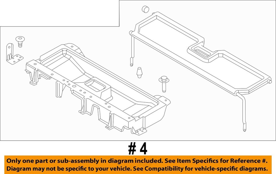FORD OEM 10-14 Expedition Rear Body Floor Interior Trim-Cover Assy ...