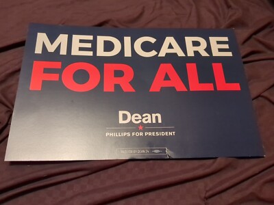 DEAN PHILLIPS Campaign Placard 2024 President Poster Rally Sign ...
