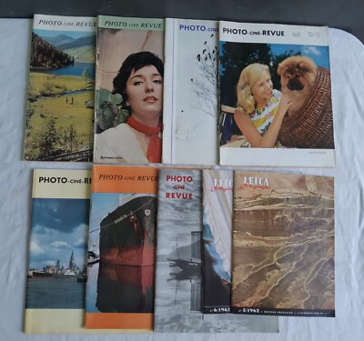 Lot 7 Magazines Photo Ciné Revue + 2 Leica Fotografie | eBay