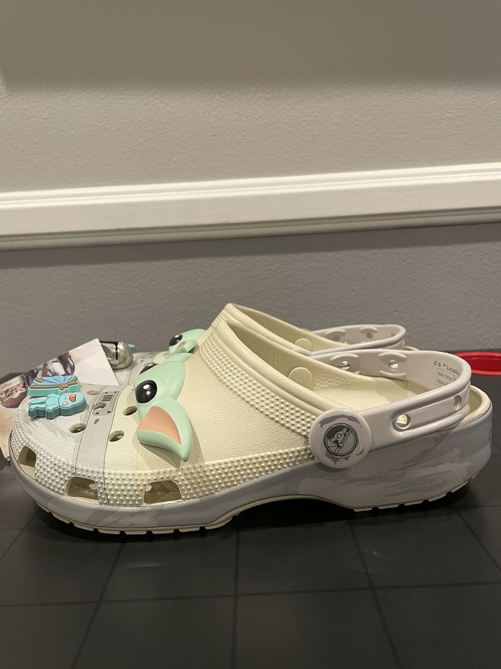 Star Wars Grogu Crocs Unisex Classic Clog - Size 7 Men’s / 9 Women’s | eBay