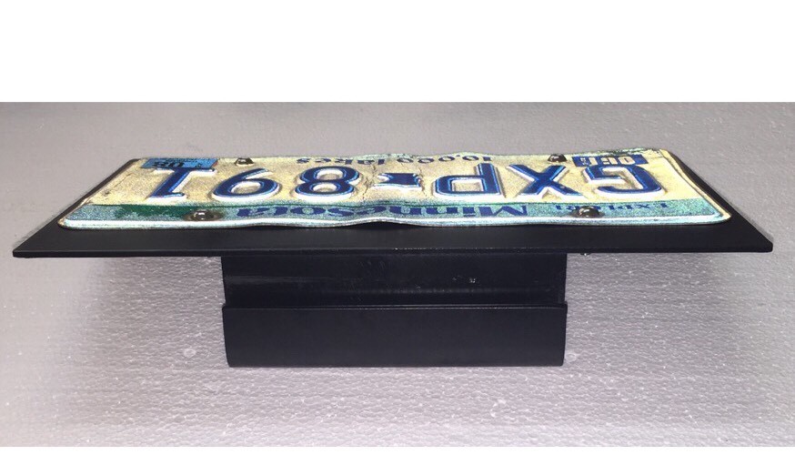 HUMVEE FRONT LICENSE PLATE BRACKET FRAME + HARDWARE - NO DRILL TO ...