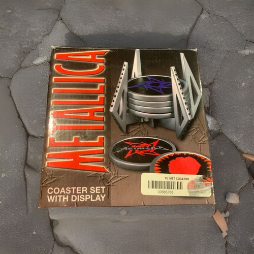METALLICA Coaster Set Of 6 w/ Display in Box (Spencer Gifts) (St. Anger ...