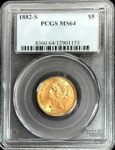 1882 Year Half Eagle $5 US Gold Coins (Pre - 1933) for sale | eBay