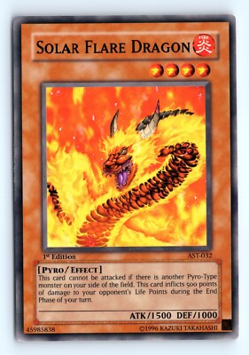 Yu-Gi-Uh Solar Flare Dragon #AST-032 Ancient Sanctuary tcg LP | eBay