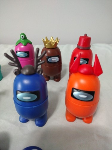 Among Us Buildable Action Figures Lot Of 9 Figures Toys Video Game Kids ...