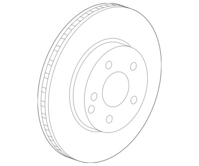 Mercedes Benz C300 C43 AMG C350e 15-23Left or Right Disc Brake Rotor ...