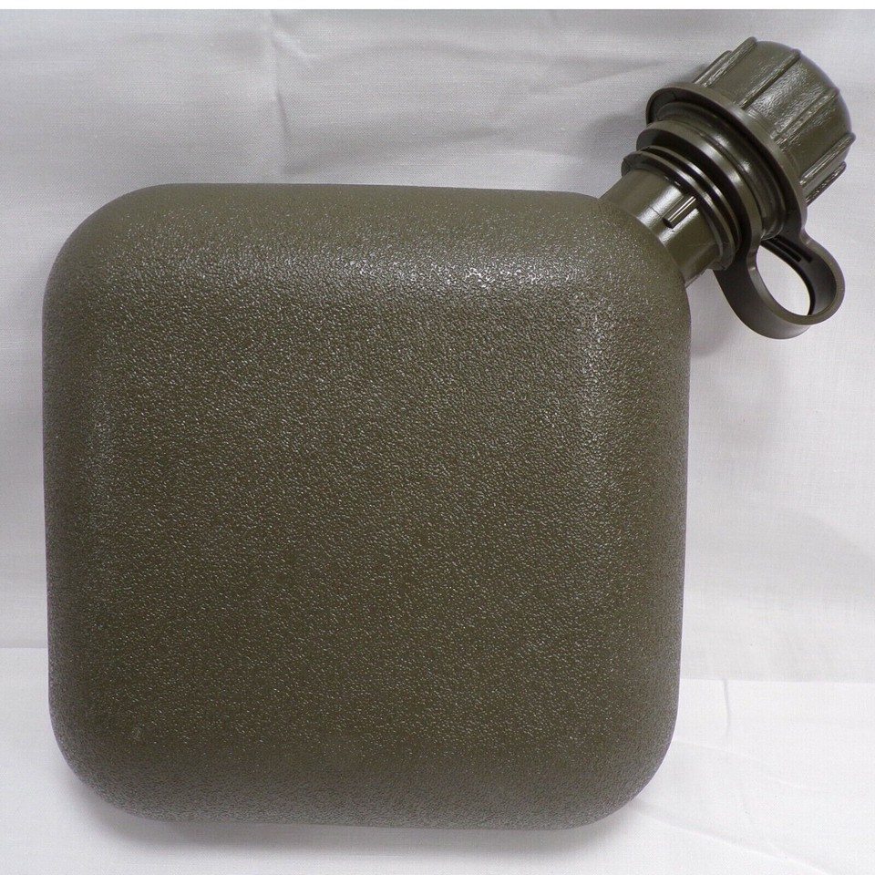 US Military 2 QUART COLLAPSABLE Water CANTEEN BLADDER OD w/ Flat Cap ...