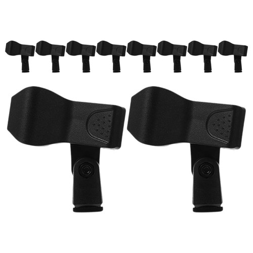 10 Pcs Microphone Headphone Clip Clips Universal Detachable Holder | eBay