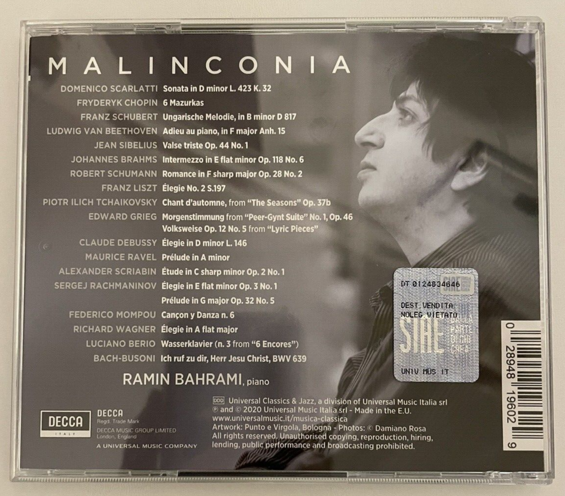 Malinconia by Ramin Bahrami (CD, 2020) 28948196029 | eBay