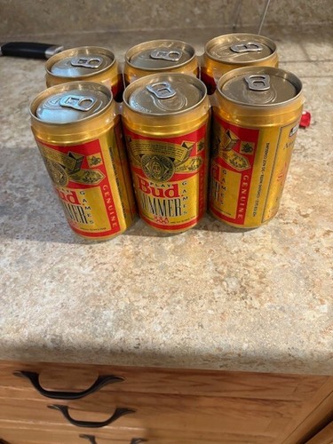 Budweiser 6 Pack Olympics Summer Games Beer Cans - Water Promo - NEVER ...
