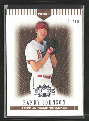 2007 Topps Triple Threads #109 Randy Johnson Gold /99 | eBay
