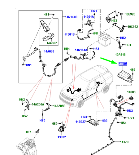LR RANGE ROVER SPORT MK3 L461 Capacitor LR187189 NEW GENUINE | eBay