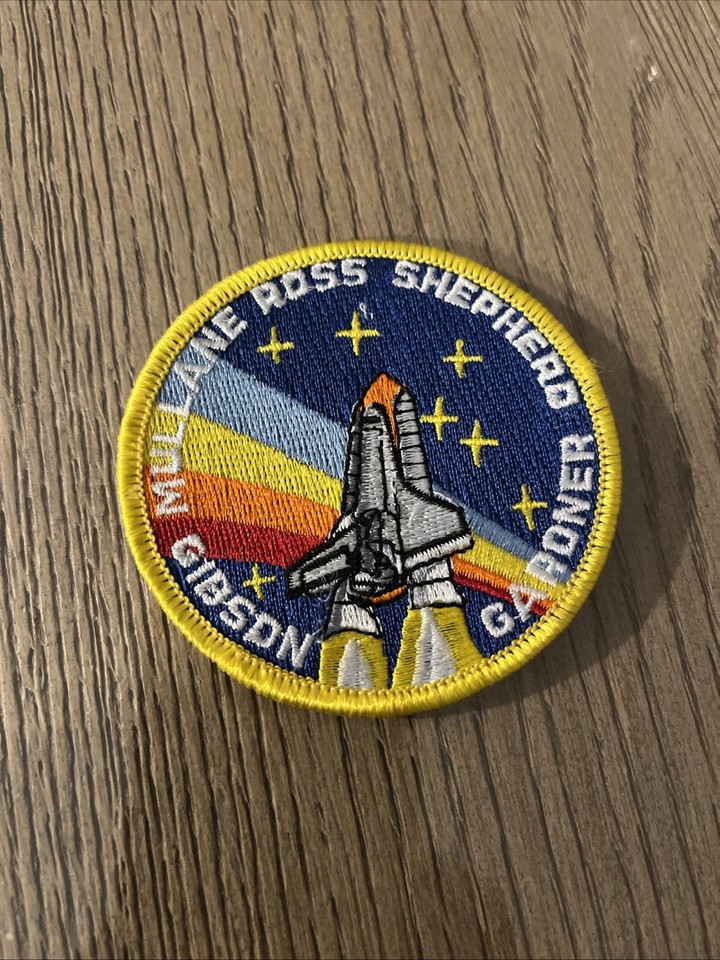 NASA STS-27 Rainbow Patch Sew-On Embroidered Space Shuttle Collectible | eBay