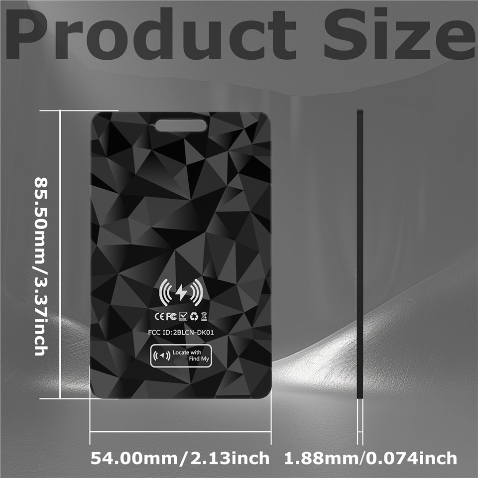 Wallet Tracking Card Ultra-thin GPS Location Smart Anti-loss Tag for ...