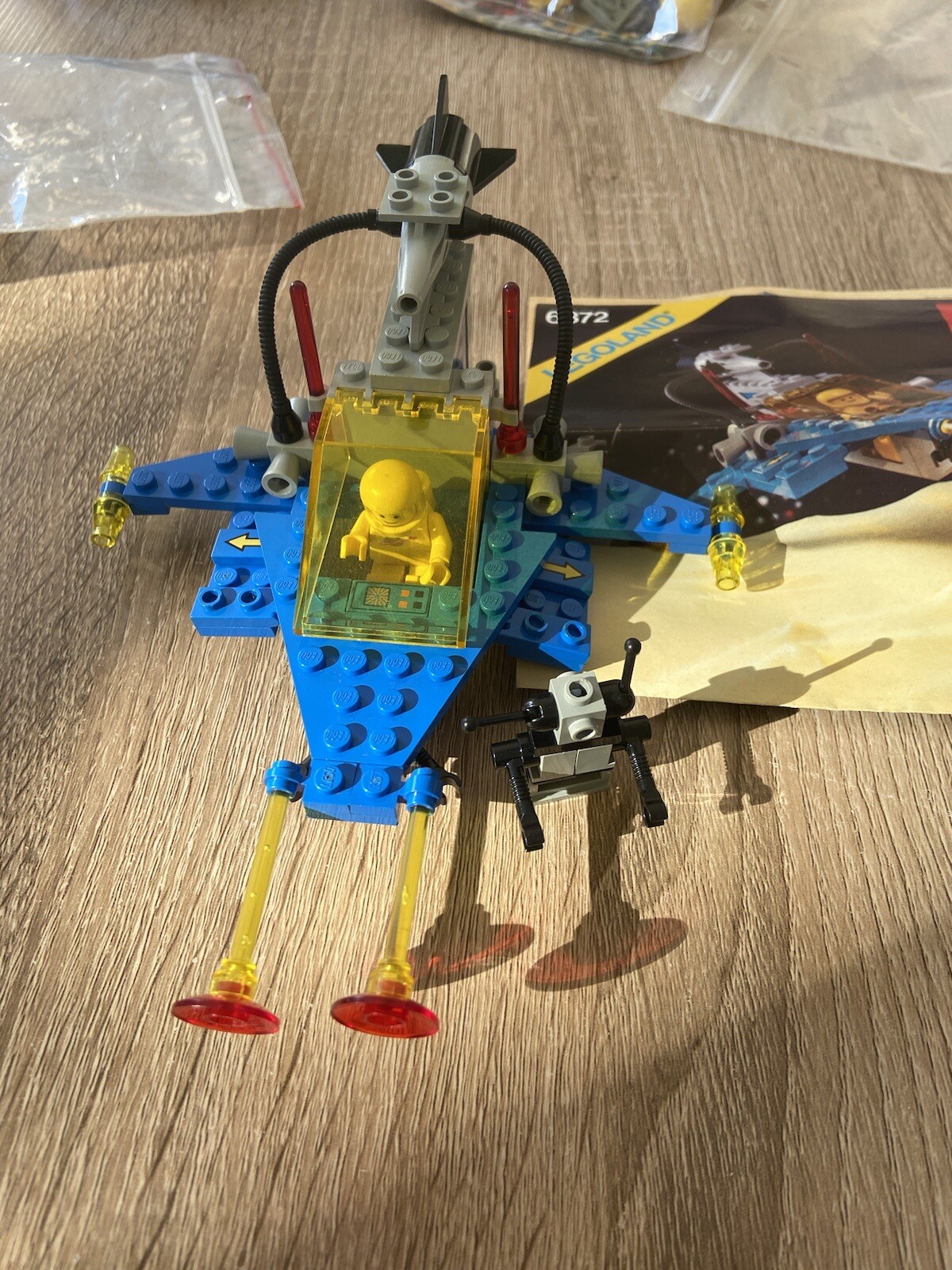Vintage LEGO 6872 Space Xenon X-Craft Lunar Patrol Complete w ...