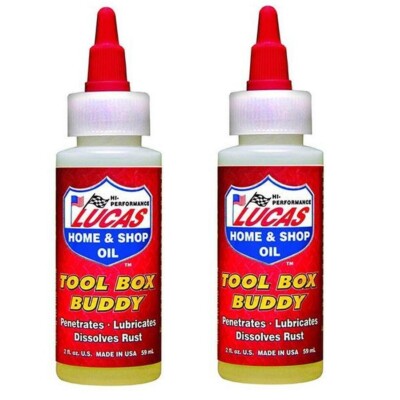 Lucas Oil Air Tool Box Buddy Lube 2oz. Penetrates Lubricates Dissolves ...