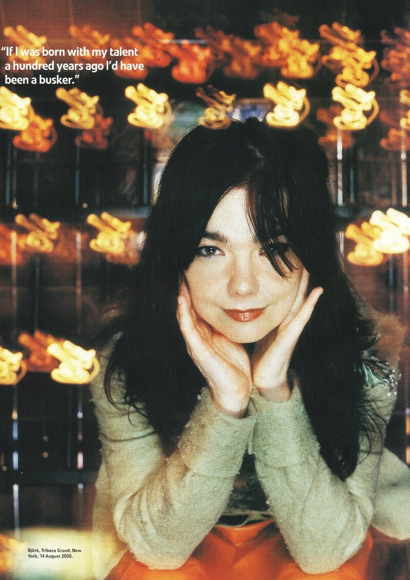 Bjork - New York August 2000 - Full Size Magazine Advert | eBay