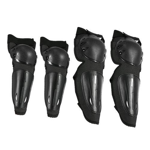 4Pcs Motorcycle Elbow Knee Guard Pads Motocross Cycling Elbow Knee A0T1 ...
