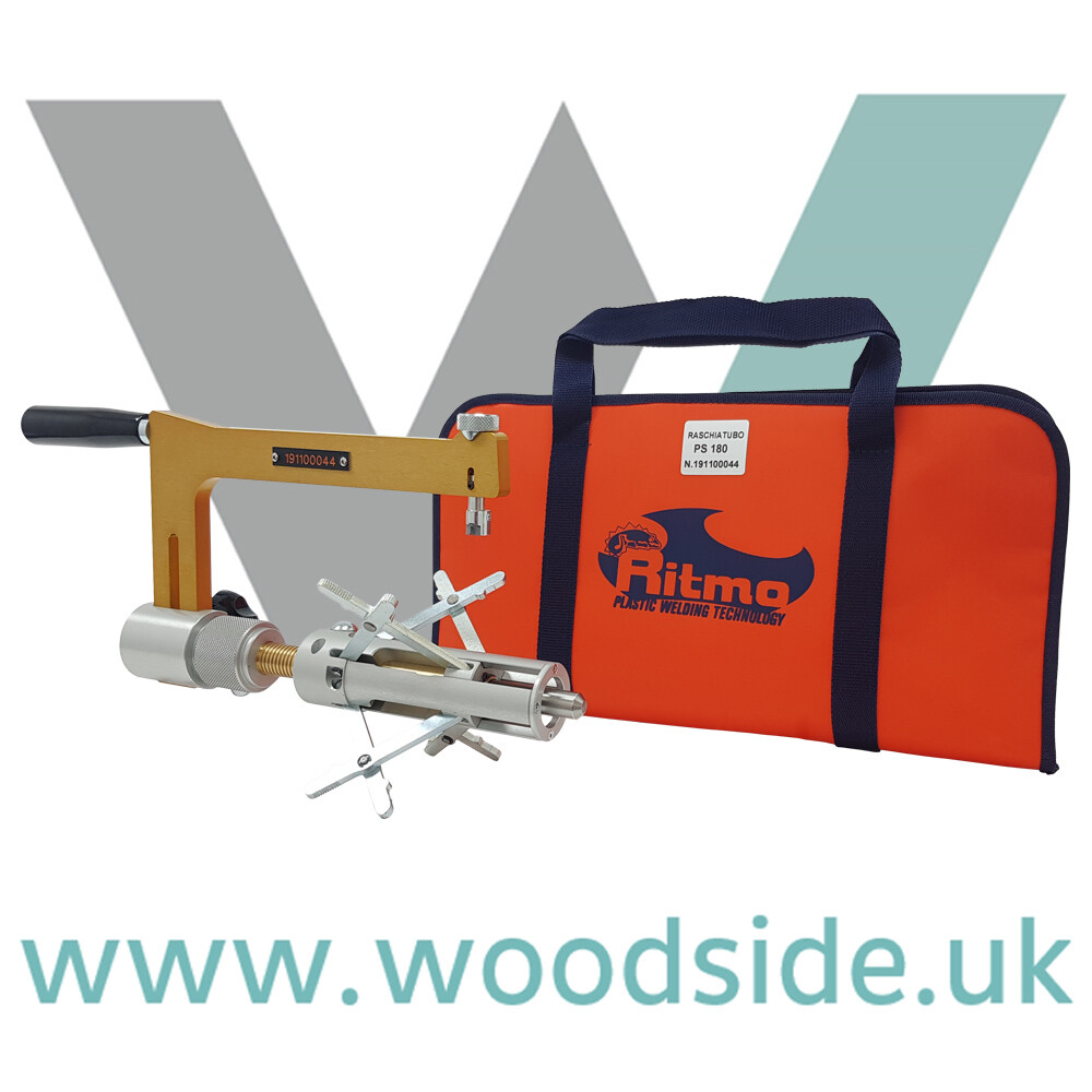 RITMO PS180 ELECTROFUSION Rotary PE Pipe Scraper 75-200mm Gas/Water ...