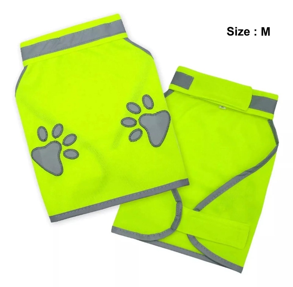 Hi Vis Dog Coat Size S M L XL High Visibility Safety Vest Hi Viz ...