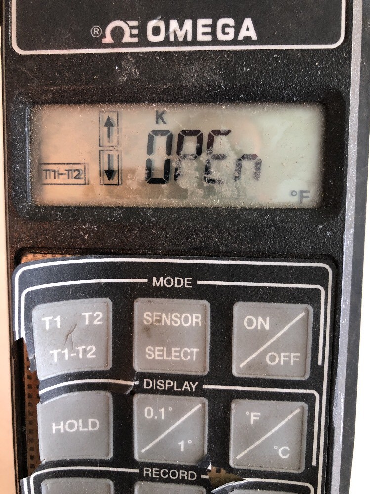 Omega HH22 Microprocessor Thermometer Type J K Thermocouple With Probe ...