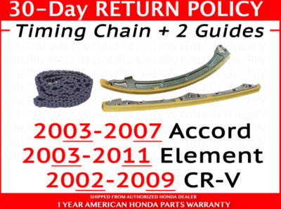 NEW GENUINE HONDA TIMING CHAIN & GUIDES EARLY K SERIES ENGINES | eBay