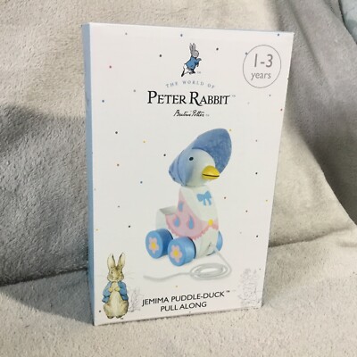 Peter Rabbit/Jemima puddle duck Wooden Pull Along Age 1 To 3 Years ...