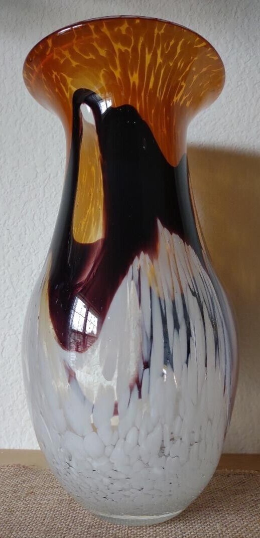 hqt unusual and unique large glass art hand blown glass vase | eBay