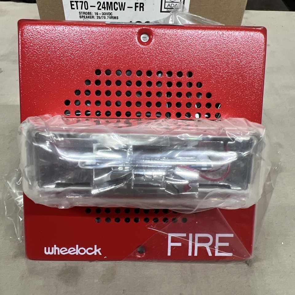 Eaton Wheelock ET70-24MCW-FR E70/E90 Speaker Strobe 109020 | eBay