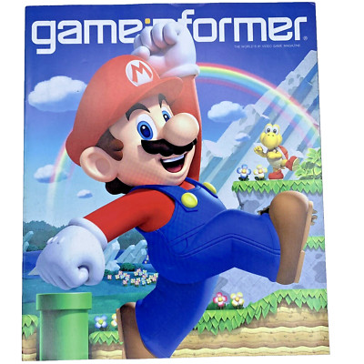 New Super Mario Bros U Wii U Game Informer Magazine Issue 234 October ...