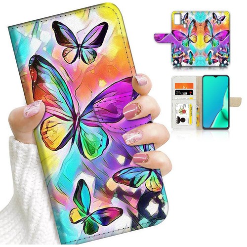 ( For Optus X Tap ) Wallet Flip Case Cover AJ24547 Butterfly | eBay ...