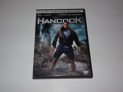 Hancock (DVD, 2008, Unrated Single Disc Version) with Will Smith ...