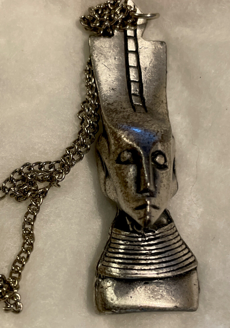 Vintage devil pendant necklace - Gem