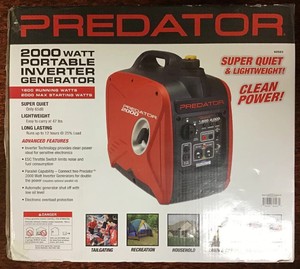 Predator Generators 62523 2,000W Super Quiet Portable Inverter ...